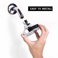 China 1.8GPM High Pressure Rain Shower Head Chrome Fixed Shower Head Wall Mounted for sale