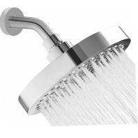 China ABS Nozzle Single Rainfall Shower Head 6in High Pressure Fixed Shower Head for sale