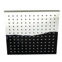 China Modern Chrome Rainfall Shower Head 1 Spray 8in Fixed Shower Head Wall Mount for sale
