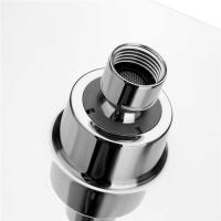 China Fixed Ceiling 8in Square Waterfall Shower Head Single Function G1/2 ABS Chrome for sale