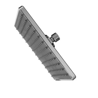 China Fixed Ceiling 8in Square Waterfall Shower Head Single Function G1/2 ABS Chrome for sale
