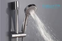China Ergonomic ABS Shower Head In Chrome 3 Spray Removable Shower Head for sale