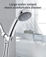 China ABS Wall Mounted Rainfall Shower Head Chrome Finished OEM ODM for sale