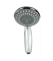China Round 4.4 Inch Handheld Rainfall Shower Head 5 Spray Modes for sale