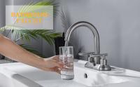 China 4 Inch Centerset 2 Handle Bathroom Faucet CUPC for sale