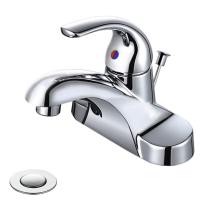 China Single Lever Handle Centerset Bathroom Faucet Orb Finish for sale