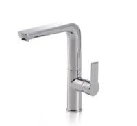 China Aerated Stream Spray Type Single Handle Kitchen Faucet with Ceramic Valve for sale