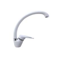 China Brass Kitchen Faucet Sink Mixer Tap Single Handle Swivel Spout Chrome 2.2 GPM for sale