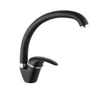 China Brass Kitchen Faucet Sink Mixer Tap Single Handle Swivel Spout Chrome 2.2 GPM for sale