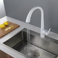 China Stainless Steel Pull Down Kitchen Faucet 2.2 GPM High Arc Deck Mounted Single Handle for sale
