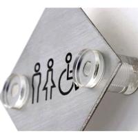China Customized Acrylic Clear Wall Mounted Standoff Screw for Sign Holder Advertising Board Bolts length 20mm for sale