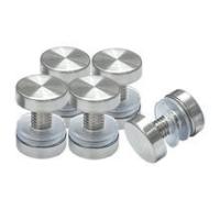 China Stainless Steel Mirror Nail With Double Head Decorative Advertising Mirror Screw Nail for sale