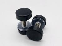 China Stainless Steel Mirror Nail With Double Head Decorative Advertising Mirror Screw Nail for sale