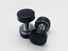 China Stainless Steel Mirror Nail With Double Head Decorative Advertising Mirror Screw Nail for sale