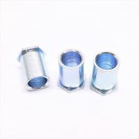 China Steel Plain Hole Nut Column Slotted Hex Head Parts Rivet Nut M3-M6 for sale