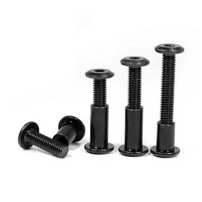 China Passivated Surface Stainless Steel Black Chicago Screw Customized Size for sale