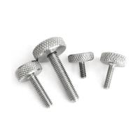 China M3 M4 Stainless Stee Knurled Thumb Screw Passivated Finish Highly Demanded for sale