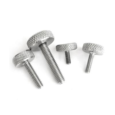 China M3 M4 Stainless Stee Knurled Thumb Screw Passivated Finish Highly Demanded for sale