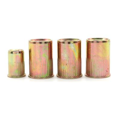 China M3-M6 Carbon Steel Reduced Head Rivet Nuts With Zinc Plating and Knurled Body RH-KB for sale
