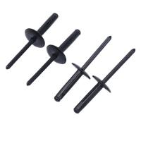 China Customized Black Pop Rivet Flat Domed Head Aluminium And Stainless Steel Material for sale
