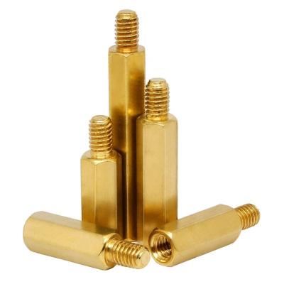 China Customized Brass Stainless Steel Male Female Hex Standoffs Spacer SBB/SBS/SBC/SBA with Copper Yellow Grade Class 4.8 6.8 for sale