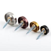 China Plating Finish Brass Material Swivel Mirror Screw For Advertising Solutions for sale