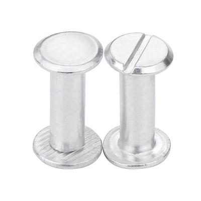 China Passivated Grade 4.8/ 8.8/ 10.9/ 12.9 Stainless Steel Chicago Screw for Leather Manufacture for sale