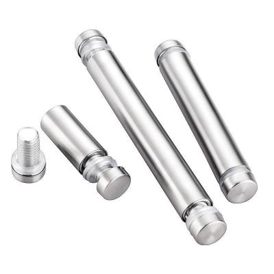China Anti Loosening Stainless Steel Sign Standoffs Double Head Design OEM ODM for sale