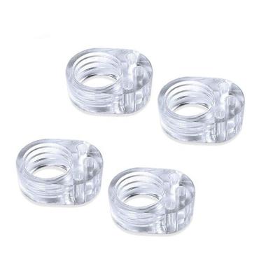China Convenient Door Stopper Transparent Door Handle Buffer Silicone or PVC for Walls Furniture Kitchen Bedroom for sale