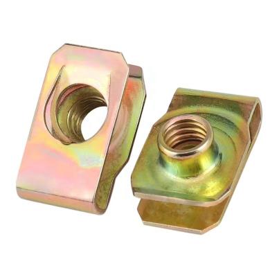 China Leaf Plate Spring Speed Clamping Nuts Lock Nut U Type Spring Nut For Industrial for sale