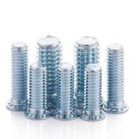China Galvanized Carbon Steel Self Clinch Flush Head Stud For Secure Metal Sheet Fastening for sale
