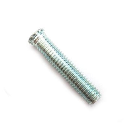 China M4 M5 Carbon Steel Self Clinching Stud for Sheet Metal High Flush-Head Studs FH TFH FHS Galvanized Low Displacement for sale