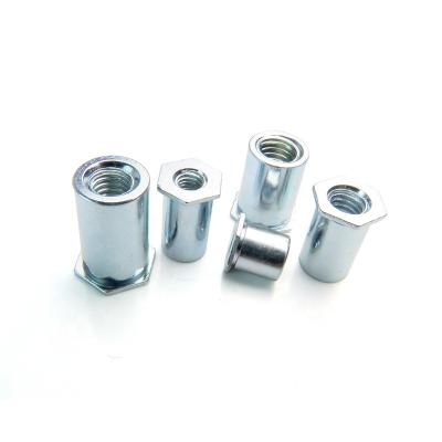 China Hexagonal Female Threaded Rivet Standoffs Stainless Steel Galvanized Through Hole for sale