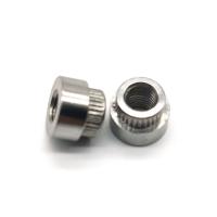 China Stainless Steel Round Knurled Head Rivet Nut with Metric Size M3-M8 for Secure Sheet Metal Fastening for sale