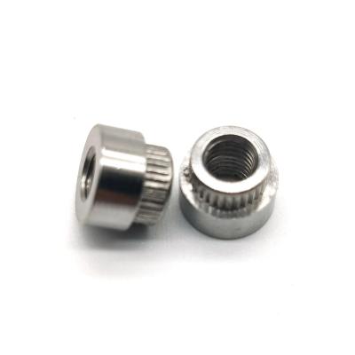 China Stainless Steel Round Knurled Head Rivet Nut with Metric Size M3-M8 for Secure Sheet Metal Fastening for sale