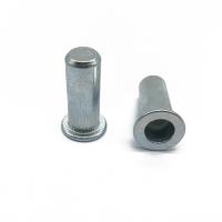 China Flat Head Knurled Body Close End Rivet Nut Small Hole Diameter M4 M6 M8 M10 for sale