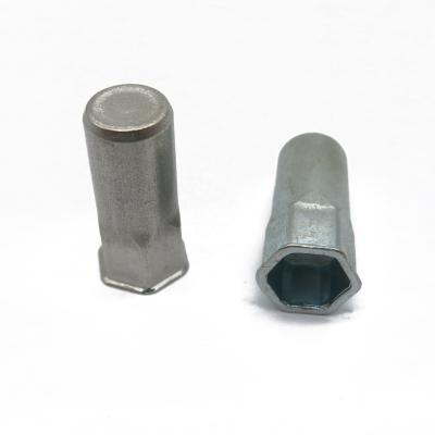 China Reduced Head Inner Hex Body Closed End Rivnuts Stainless Steel Countersunk Design for sale