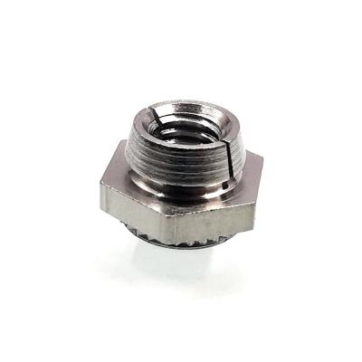 China Carbon Steel Self Locking Outer Hexagon Press Nut Overall Length 4.4-6.59mm for sale