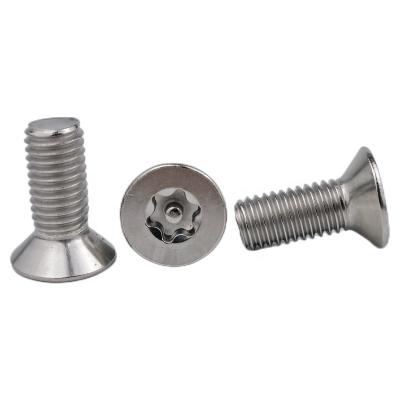 China Customized GB2674 Stainless Steel Torx Countersunk Flat Head Screws With Stud M4 Passivated Measurement System Inch for sale