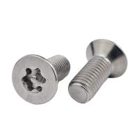 China Customized GB2674 Stainless Steel Torx Countersunk Flat Head Screws With Stud M4 Passivated Measurement System Inch for sale