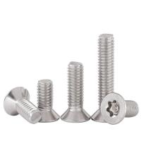 China Customized GB2674 Stainless Steel Torx Countersunk Flat Head Screws With Stud M4 Passivated Measurement System Inch for sale
