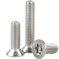 China Customized GB2674 Stainless Steel Torx Countersunk Flat Head Screws With Stud M4 Passivated Measurement System Inch for sale