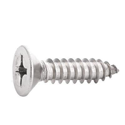 China ST2.2 Standard Thread 304 Stainless Steel Countersunk Head Cross for sale