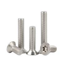 China Anti Theft M2 Stainless Steel Torx Countersunk Head Security Screws Protect Your Assets for sale