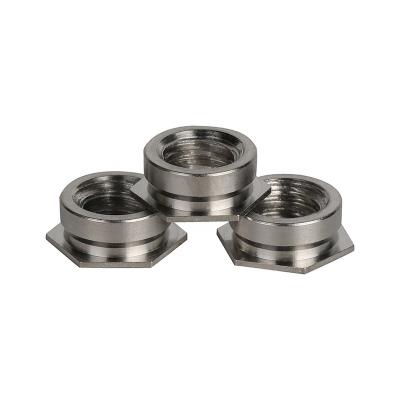 China Customized Self Locking Hexagon Clinch Nuts Flush Mount Nuts Stainless Steel for sale
