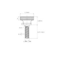China Metric Measurement System Stainless Steel High GB834 Head Knurled Knob Screw Thumb Hand Screw for Heavy Duty Applications for sale