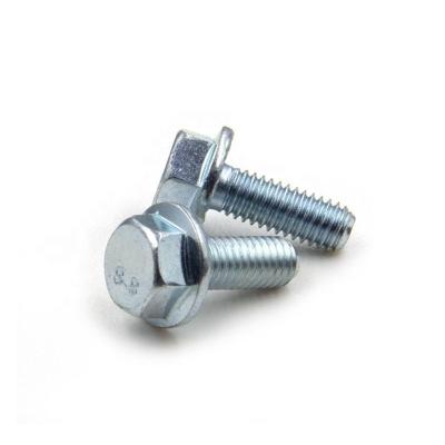China Zinc Plating Carbon Steel Flange Bolts GB5789 Standard 8.8 Grade Full Thread Hex Bolt Provided Sample for sale