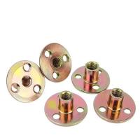 China M6 M8 M10 Three Hole Furniture Nut Carbon Steel Round Base T Nut for Customer's Demand at in Metric Measurement System for sale
