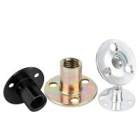 China M6 M8 M10 Three Hole Furniture Nut Carbon Steel Round Base T Nut for Customer's Demand at in Metric Measurement System for sale