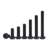 China 100% Inspection Before Shipment Metric Measurement System PA66 Nylon Pan Head Machine Screw with Cross Recessed Phillips for sale